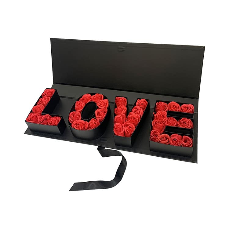 Love letter combination flower gift box - Paper Packaging China