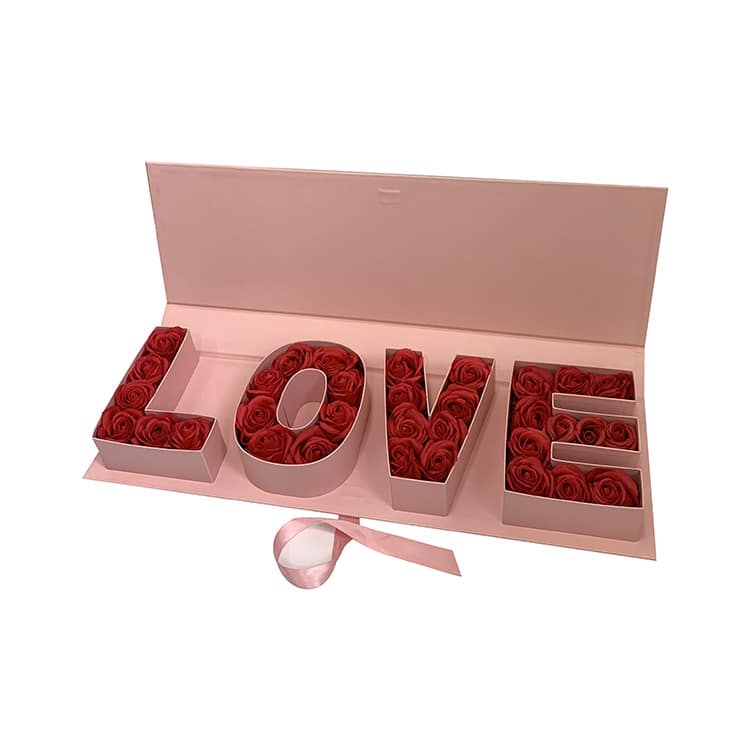 Love letter combination flower gift box - Paper Packaging China